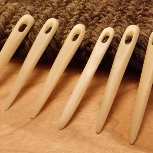 Large Two-eyed Bone Nalbinding Needle - Etsy