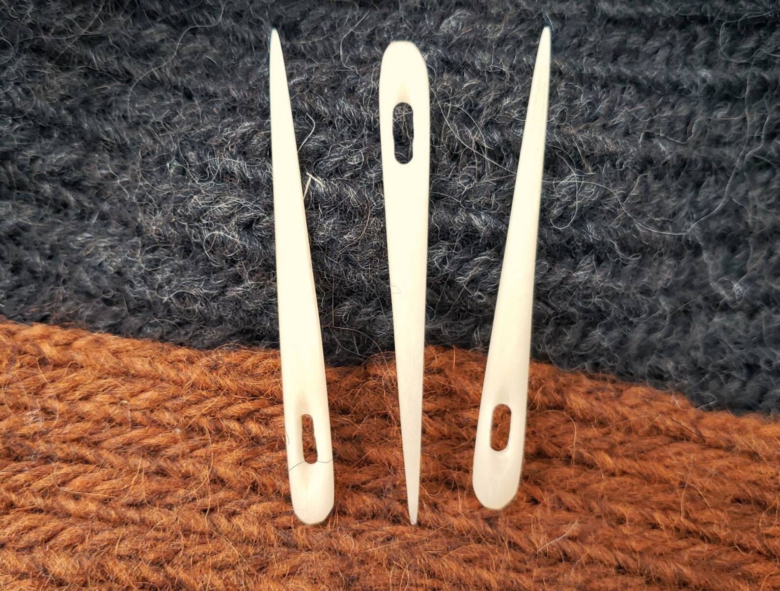 Three Bone Nalbinding Needles | Etsy