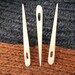Three Bone Nalbinding Needles - Etsy