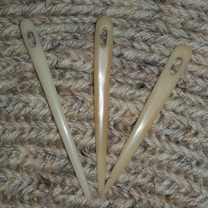 Three Bone Nalbinding Needles - Etsy