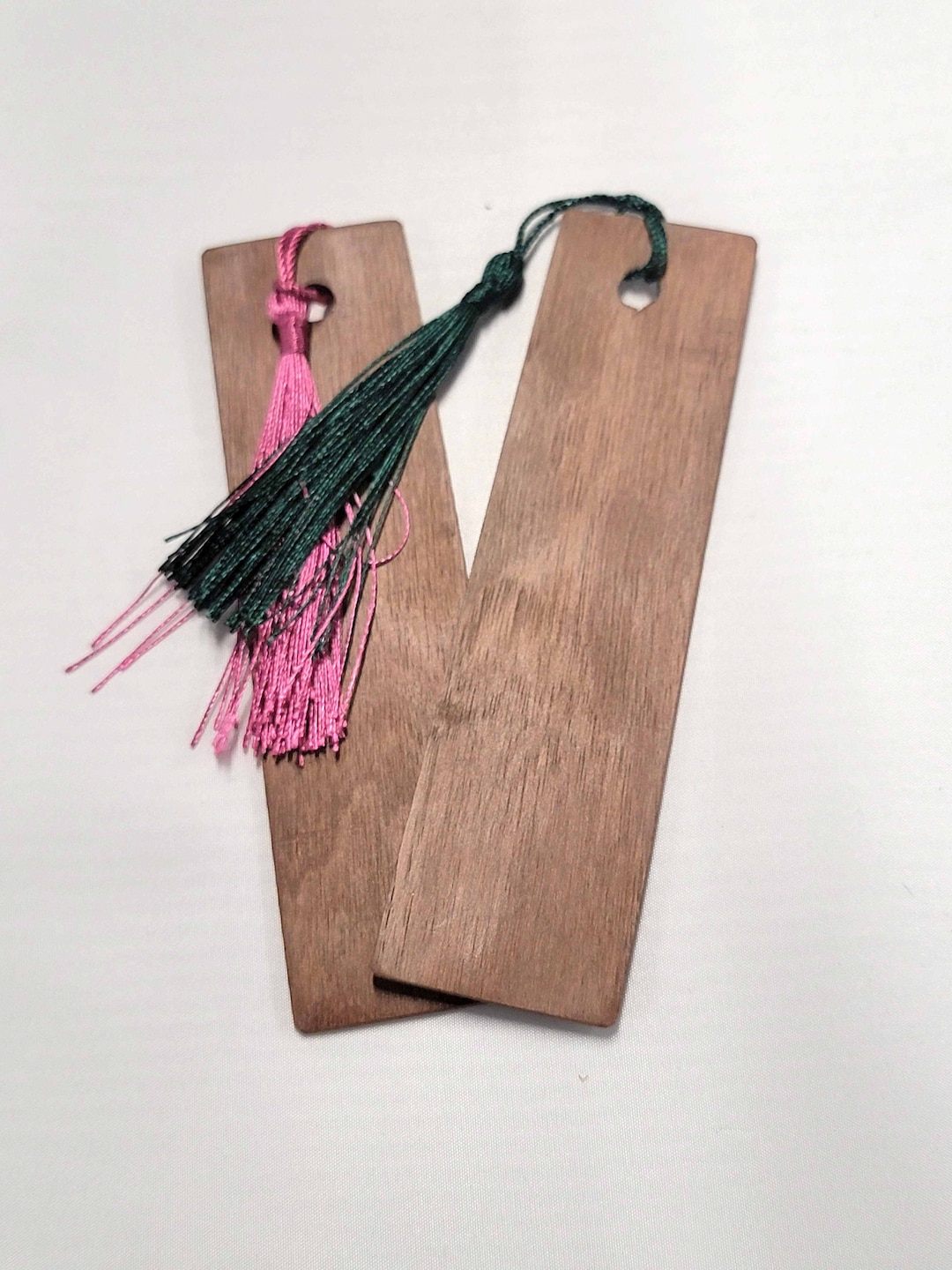 Wooden Bookmark, Set of 2 Walnut Bookmarks - Etsy
