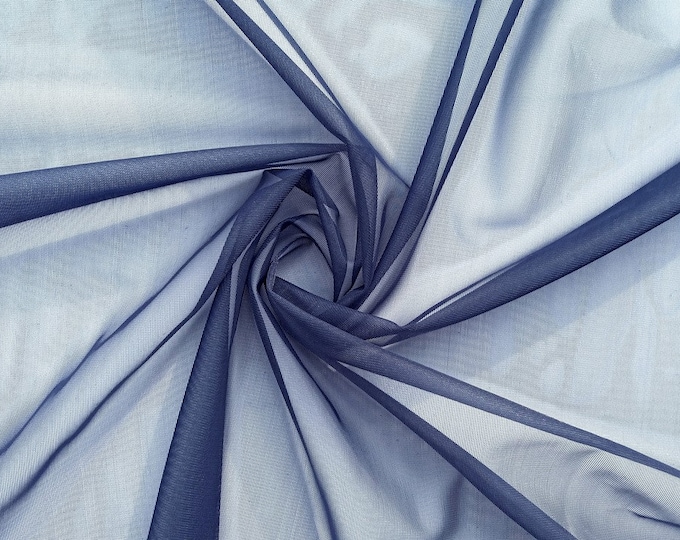 50s 60s Pastel Blue Nylon Full Slip Dress Pleated Frill Frou Frou Size ...