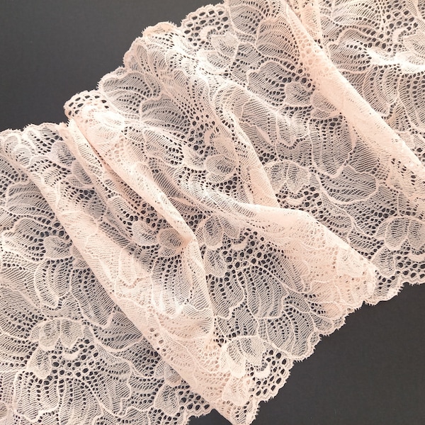 Peach Lace Fabric - Etsy