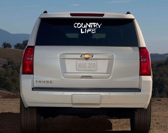 Country vinyl decal | Etsy