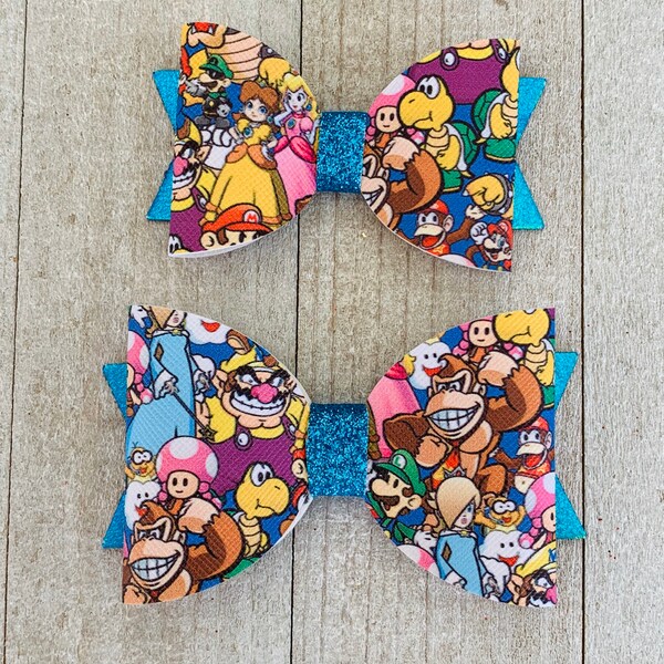 Character Hair Bows - Etsy