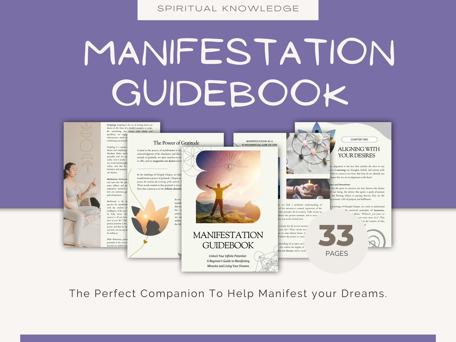 Manifestation Guidebook, Law of Attraction, Spiritual Self-help - Etsy
