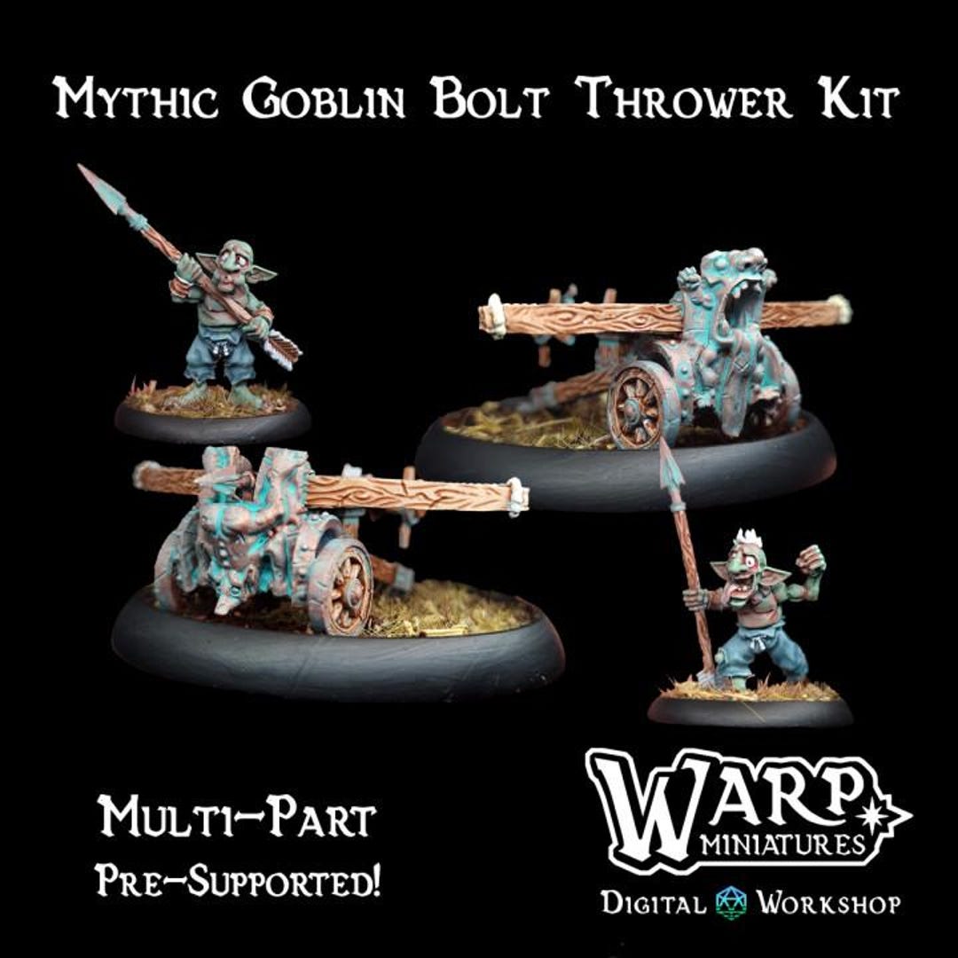 Mythic Goblin Horde Bolt Throwers | Dnd Miniatures, Warp Miniatures ...