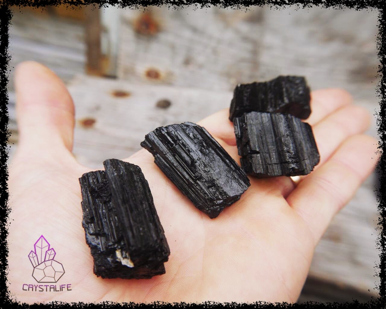 BLACK TOURMALINE CRYSTAL Healing Crystals Raw Crystals | Etsy