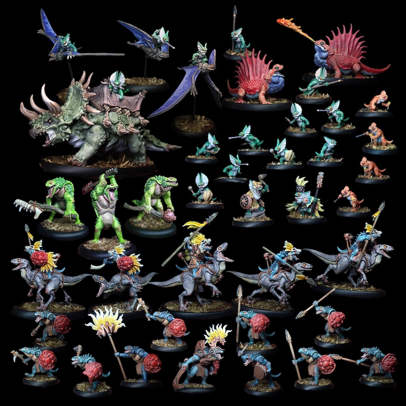 Dnd Saurian Mini - Etsy UK