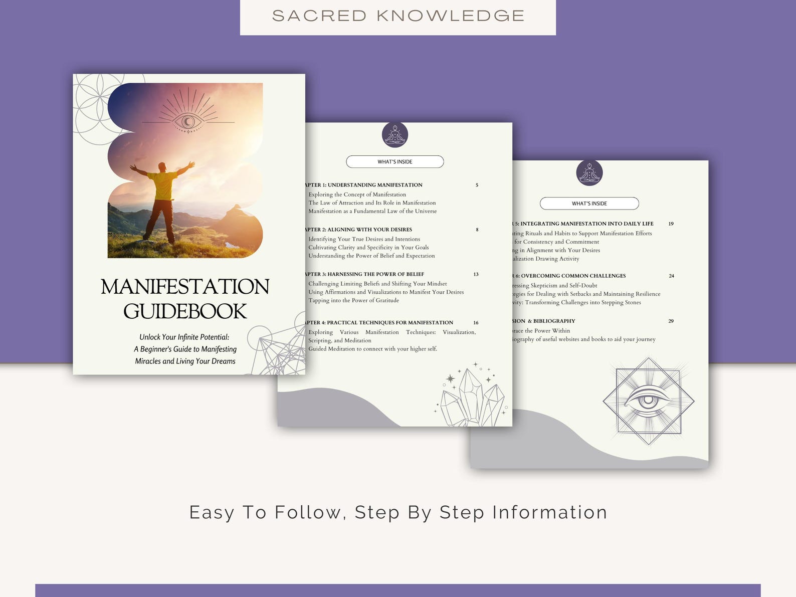 Manifestation Guidebook, Law of Attraction, Spiritual Self-help - Etsy