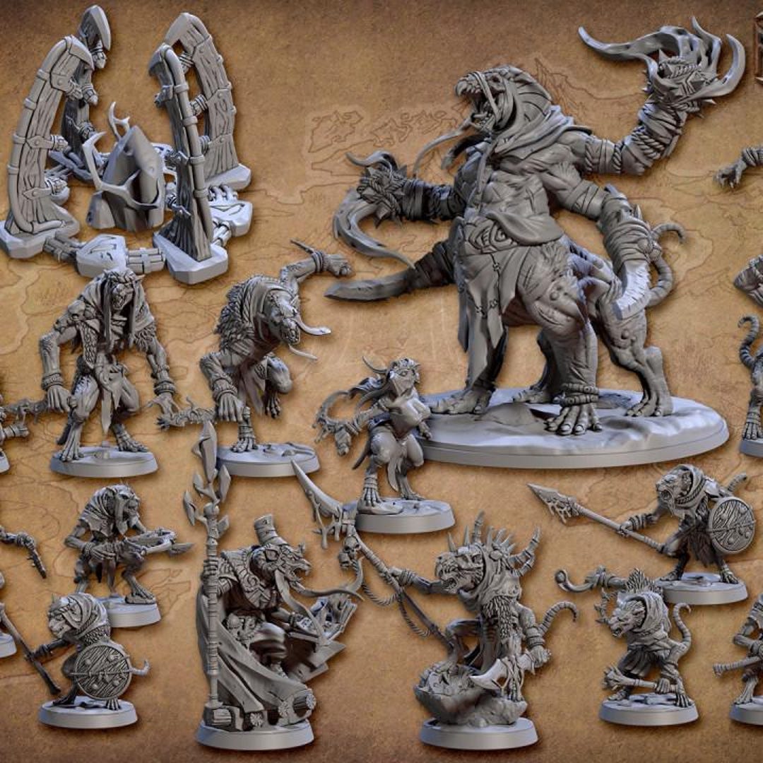 Sandfang Ratkins Vermin Army - Artisan Guild - Dungeons and Dragons ...