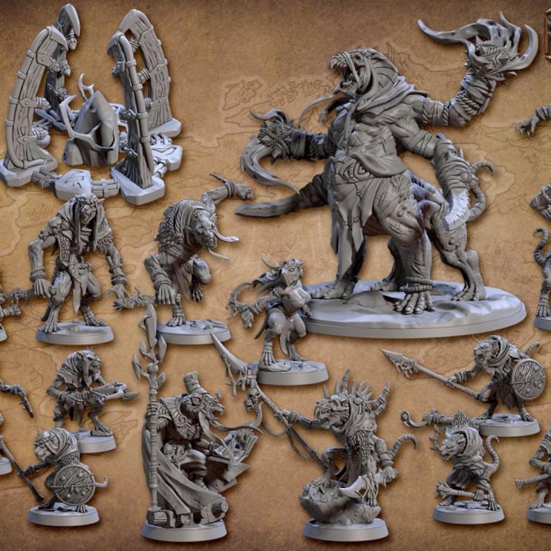 Sandfang Ratkins Vermin Army - Artisan Guild - Dungeons and Dragons ...