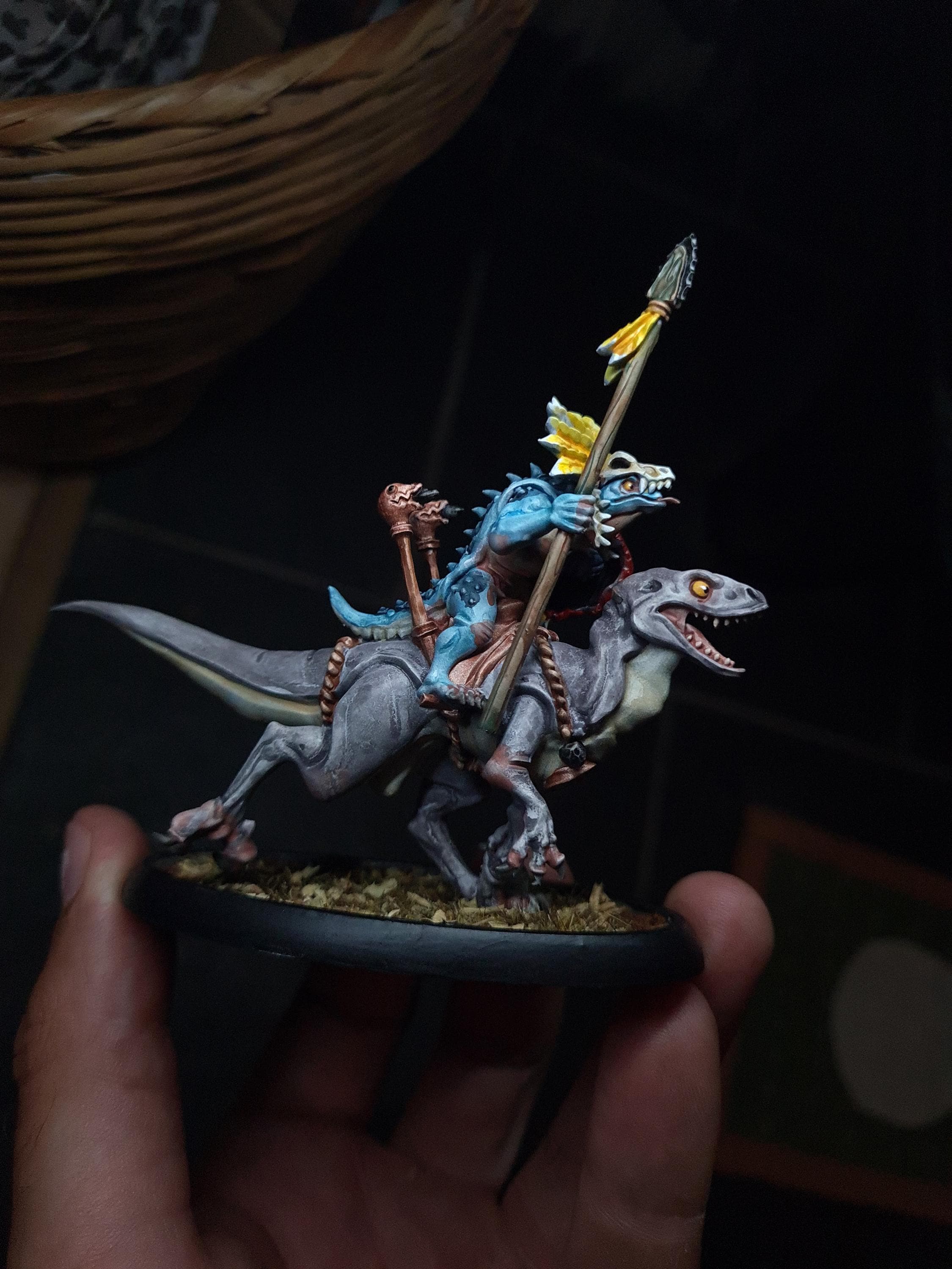 Lizardman Raptor Riders, Saurian Host | Dnd Miniatures, Warp Miniatures ...