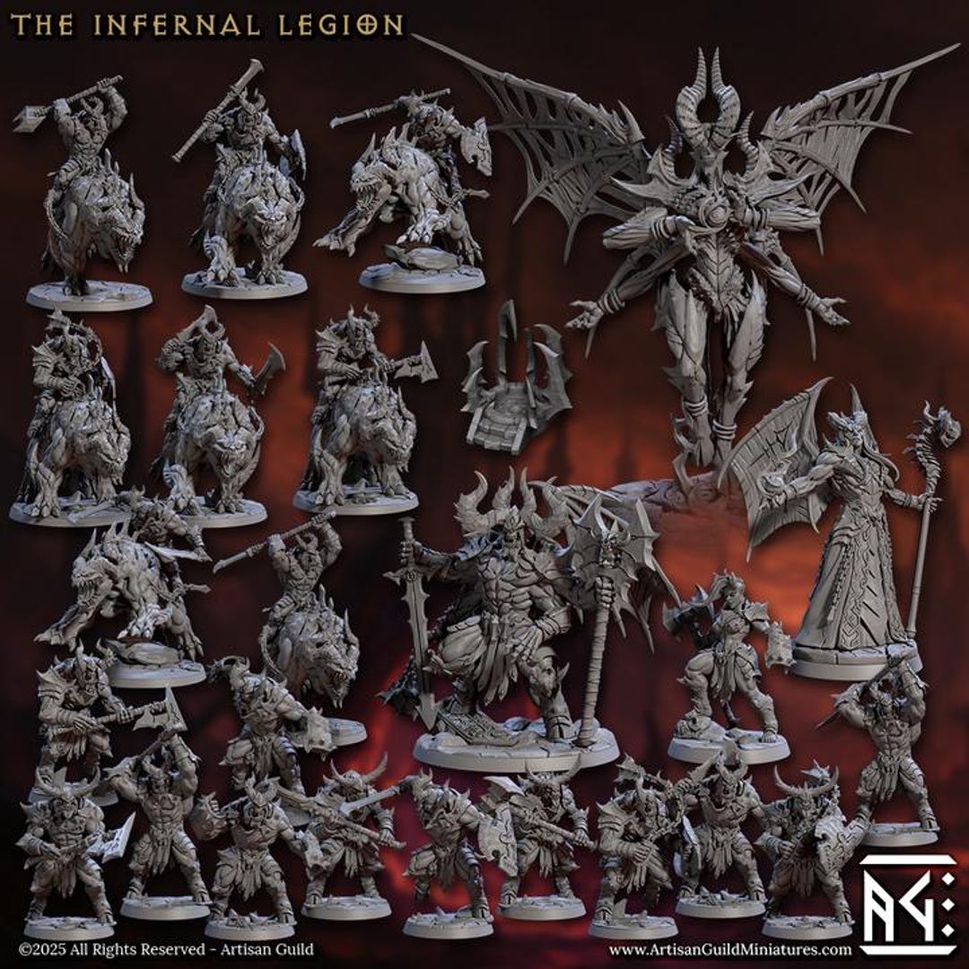The Infernal Legion Demons - Artisan Guild - Wargaming, Dungeons and ...