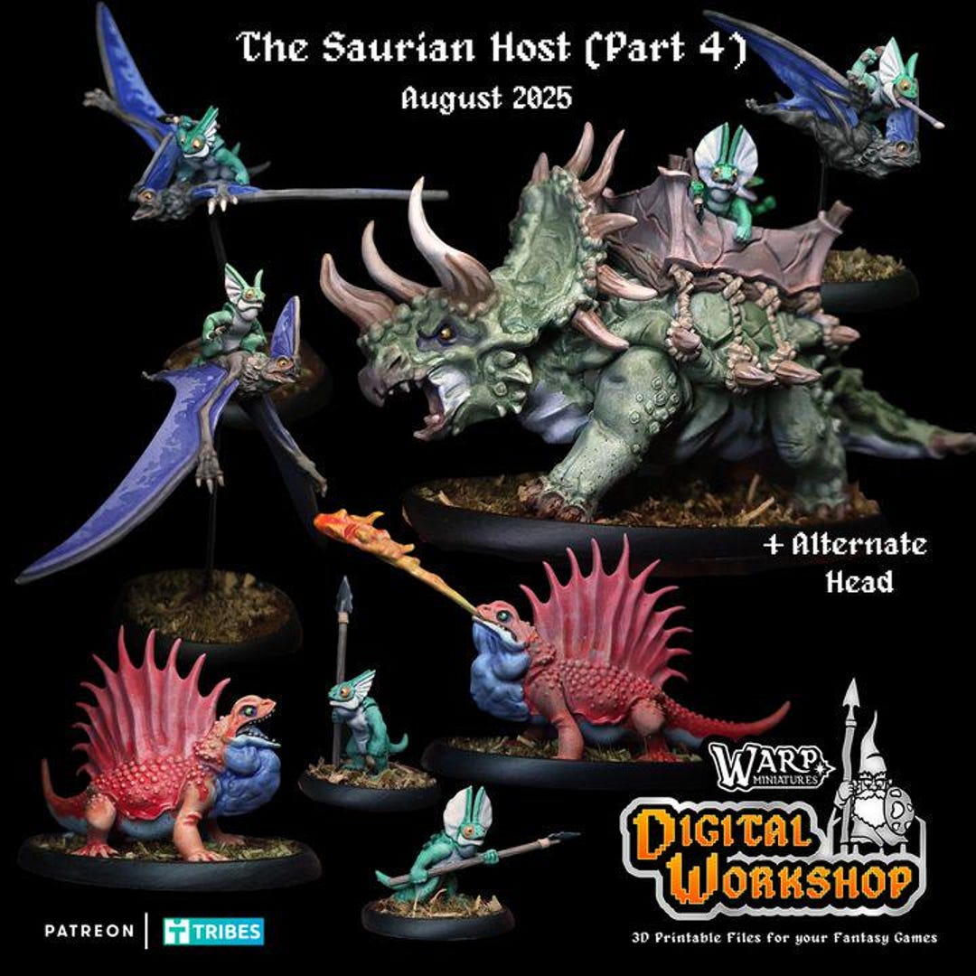 Lizardmen Heavy Artillery - Saurian Host | Dnd Miniatures, Warp ...