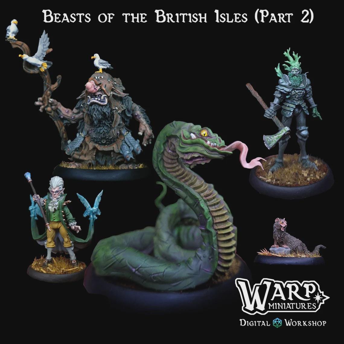 Beasts of the British Isles Part 2 | Warp Miniatures | Tabletop | One ...