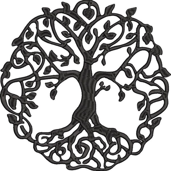 Tree of Life Embroidery - Etsy