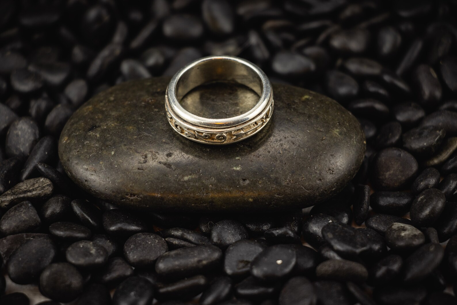Vintage Sterling Silver Heart and Arrow Filigree Ring Silver | Etsy