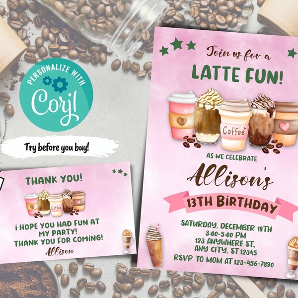 Coffee Birthday Card - Etsy