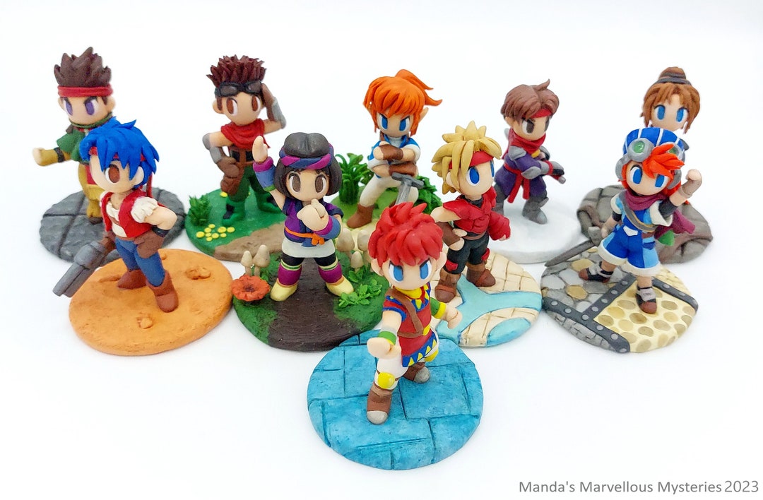 PS1 RPG Figures part 2 Handmade Polymer Clay Figurines - Etsy