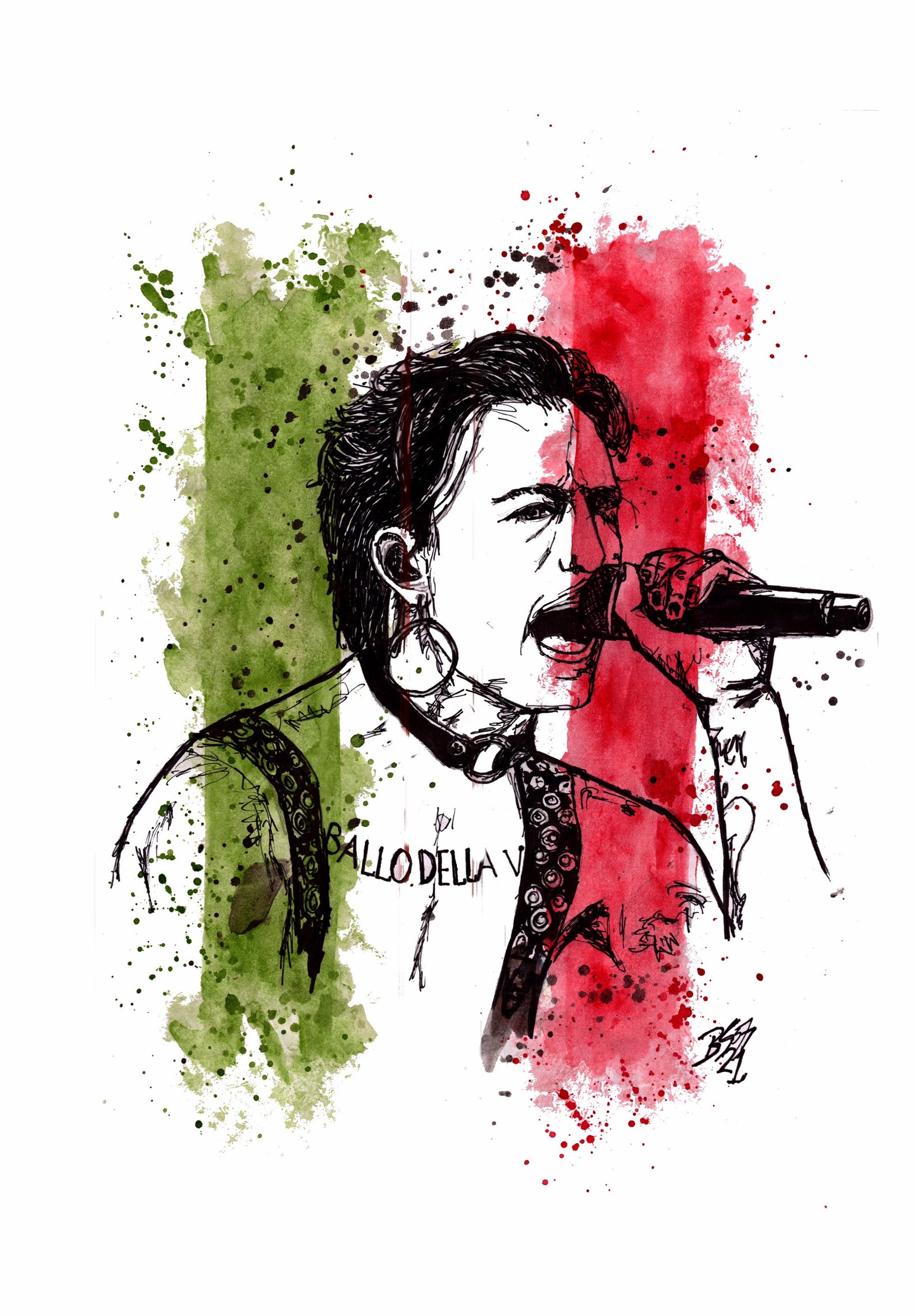 Damiano David (maneskin) Print - Etsy