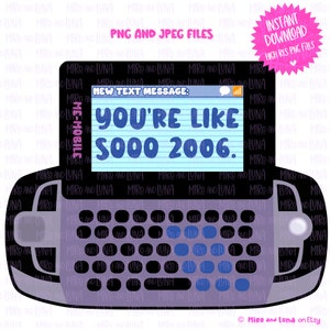2000's Birthday Cell Phone PNG Best Friends 2006 Art Retro Phone Design ...