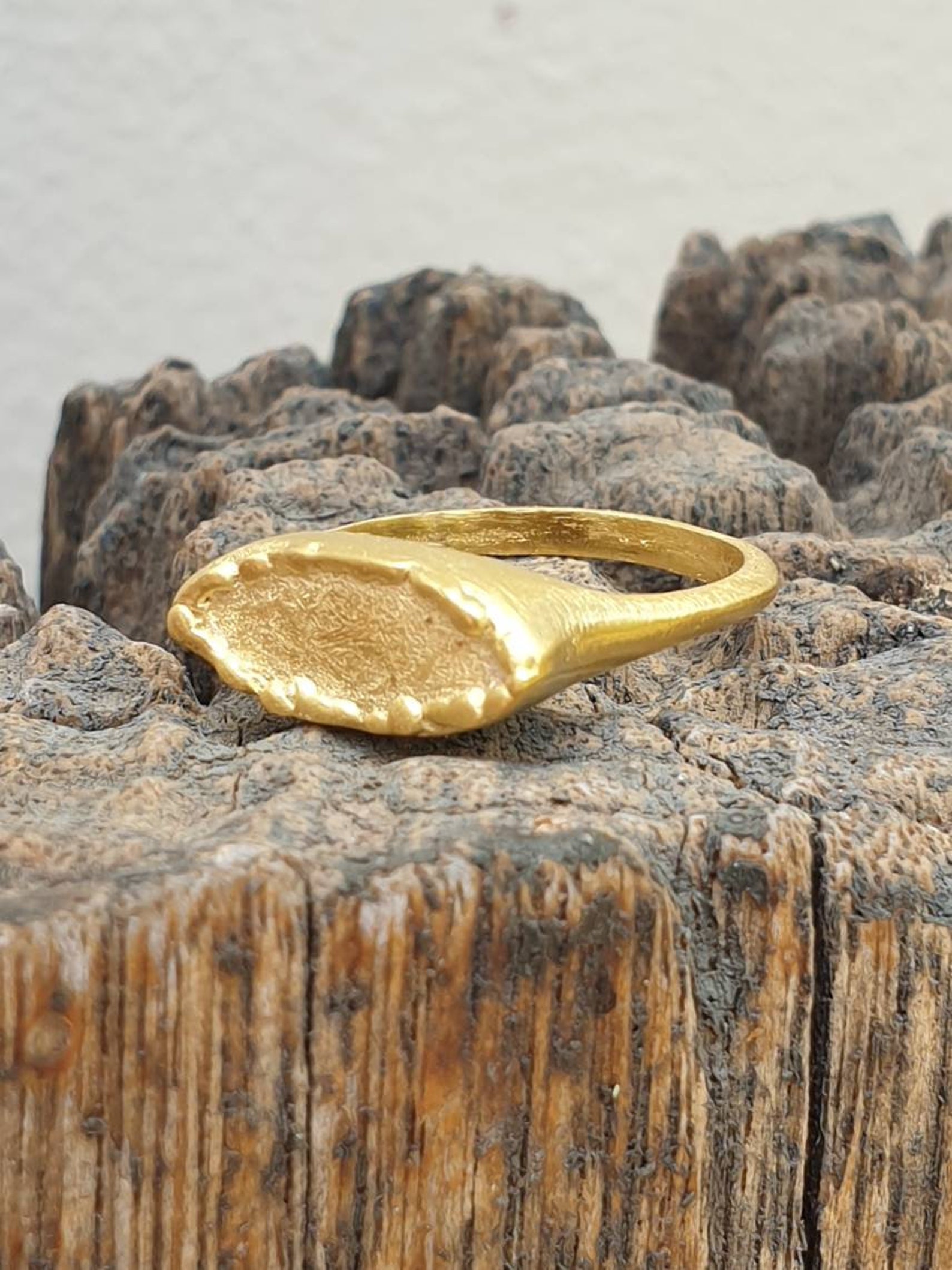 Eye Shape Ring. Marquise Shape Ring. Gold Ring. Signet Ring. - Etsy