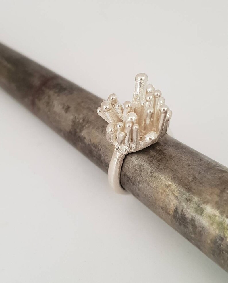 Statement Silver Splinter Ring. Rough Splinters Ring. Sterling - Etsy