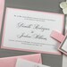Lovely Grey and Light Pink Wedding Invitation Bundle, Classic Grey and ...