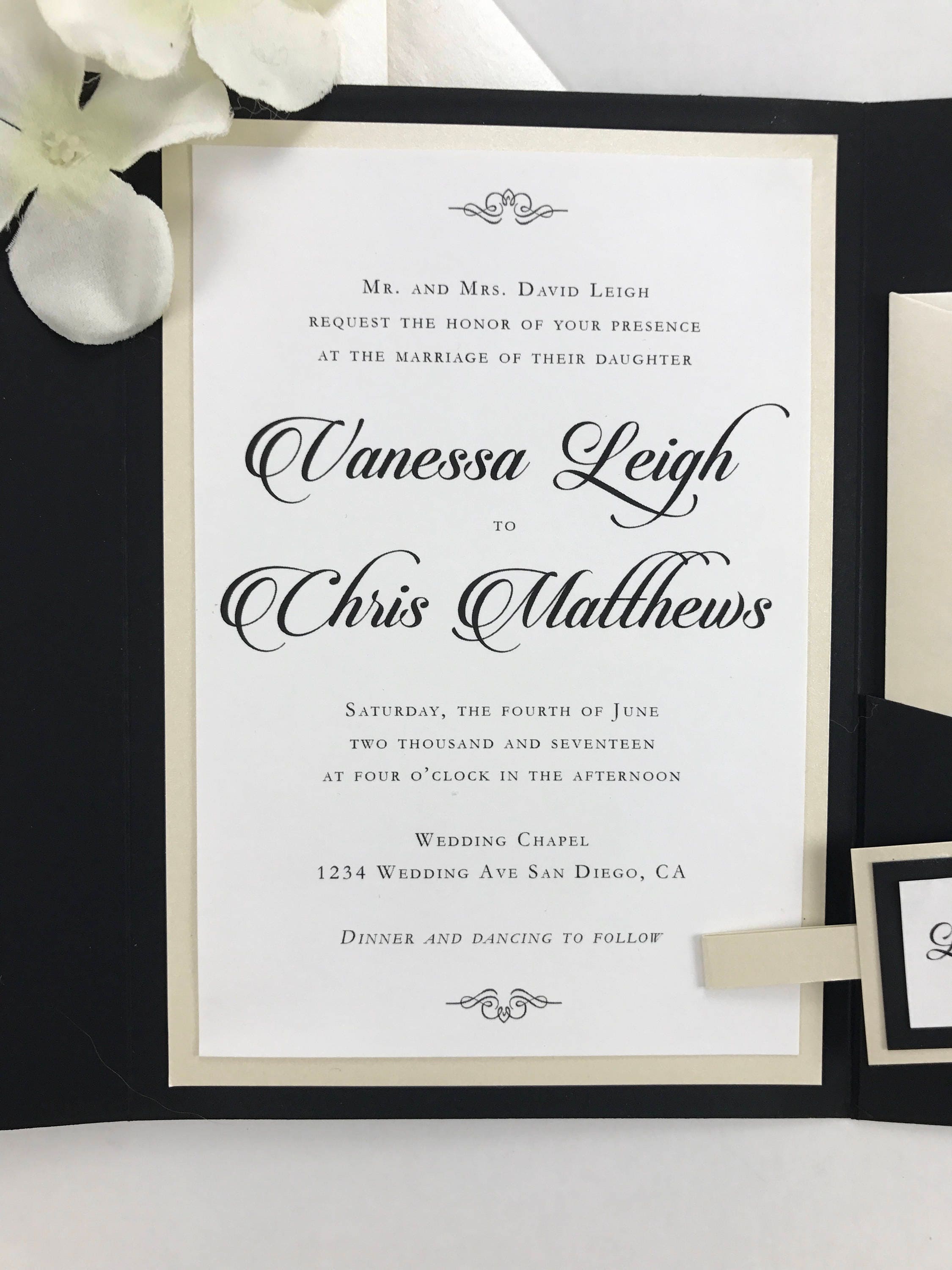 Classy Wedding Invitation Ideas