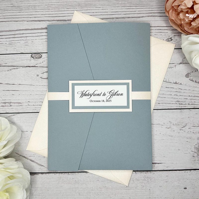 Slate Blue Envelope - Etsy