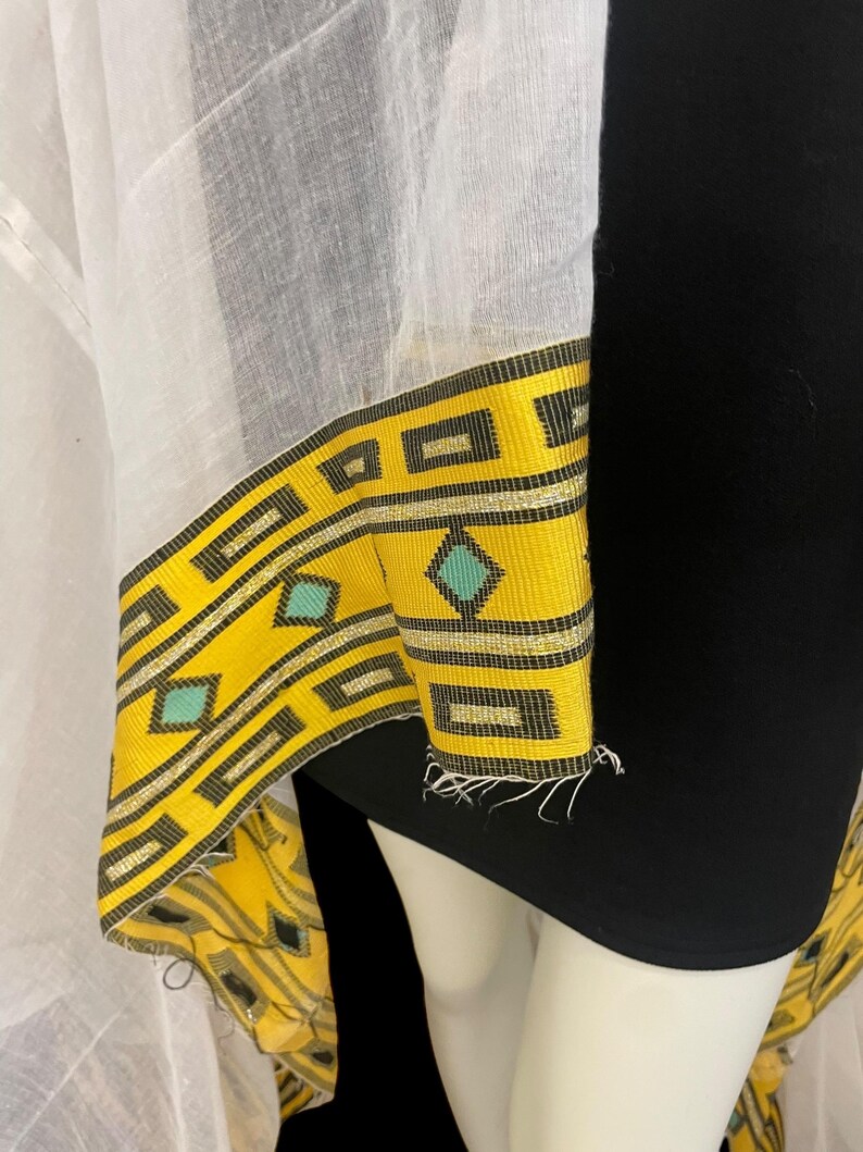 Yellow Tilet Traditional Netela - Etsy