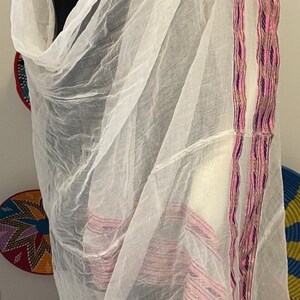 Pink and Purple Traditional Netela - Etsy