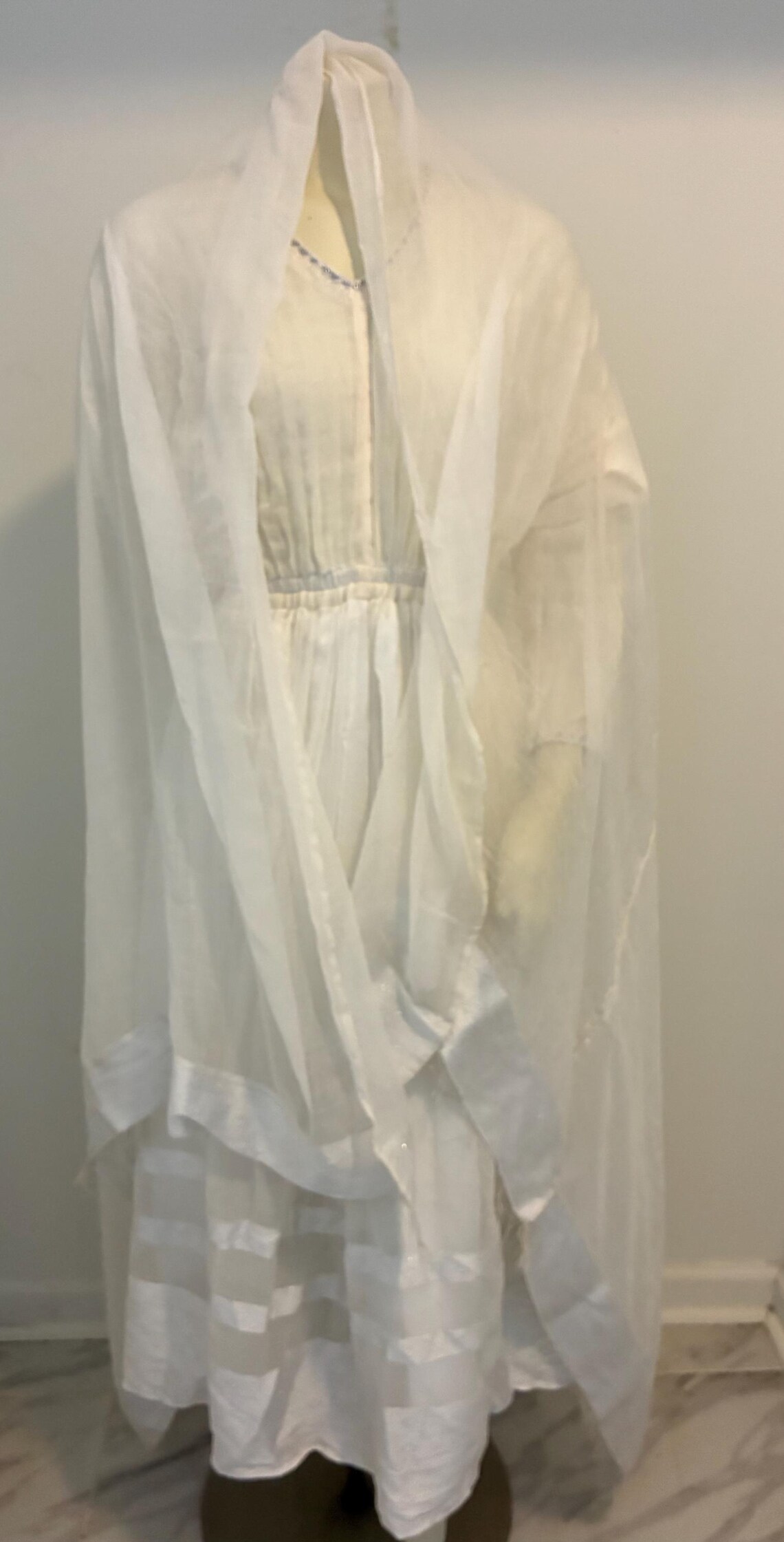 White Habesha Tilet Dress | Ethiopian Eritrean Church Dress ...