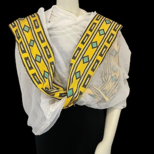 Yellow Tilet Traditional Netela - Etsy
