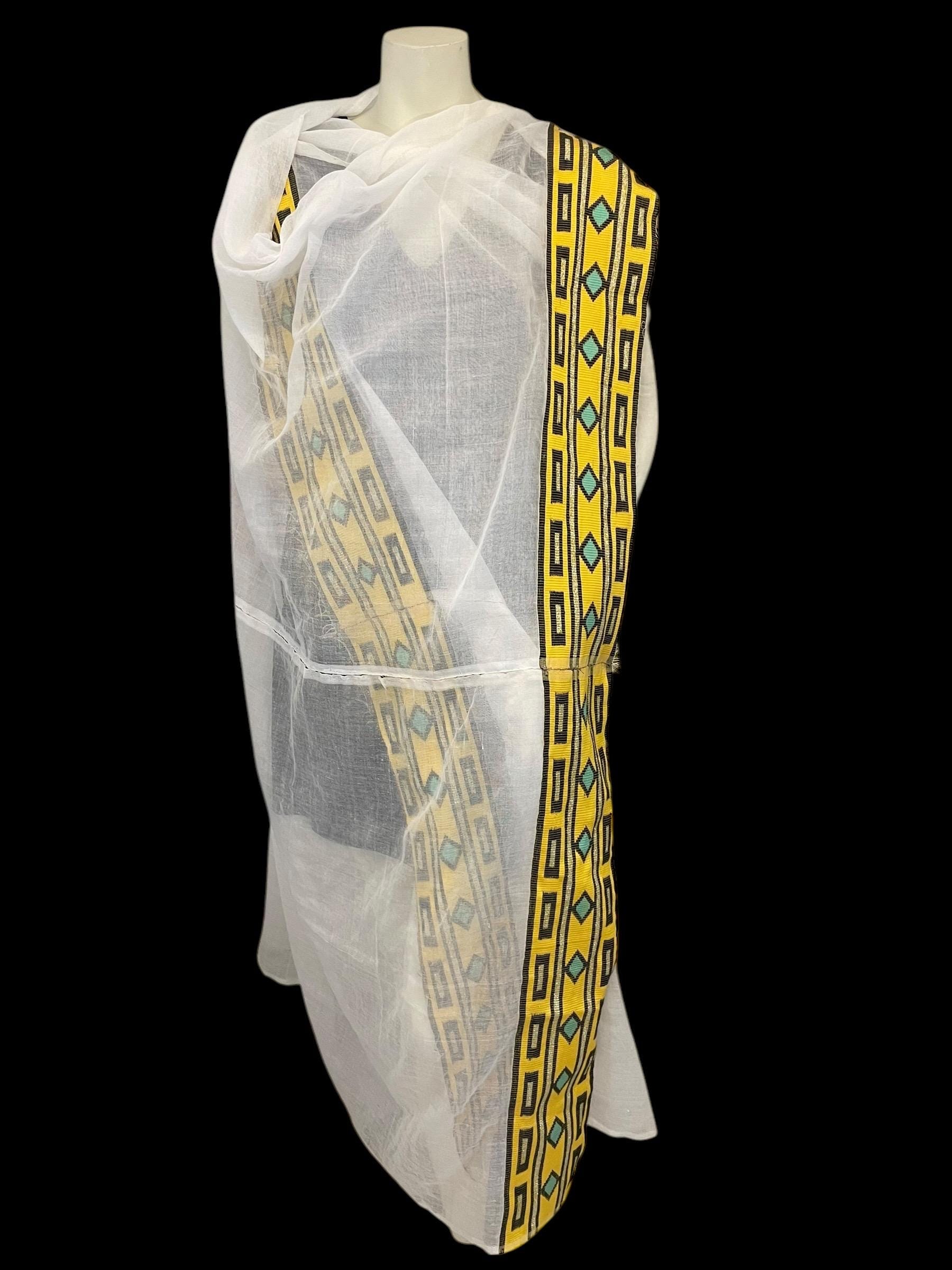 Yellow Tilet Traditional Netela - Etsy