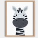 Safari Nursery Wall Art, Digital Zebra Safari Jungle Animals Nursery ...