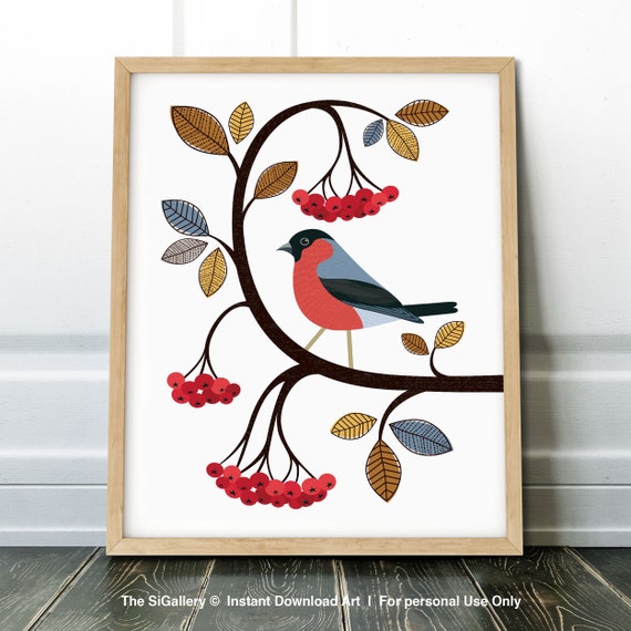 Bird Print Bird Poster Modern Bird Art Print Bird Artwork | Etsy