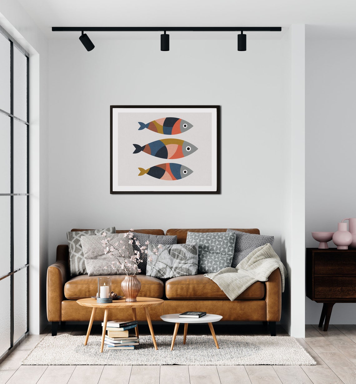 Retro Fish Print, Retro Fish Wall Art, Retro Fish Artwork, Fish Poster ...