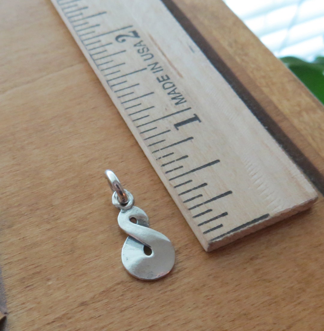 Solid 925 Sterling Silver Maori Infinity Knot Charm Necklace - Etsy