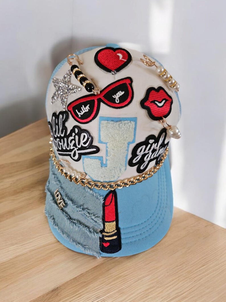 A Little Bougie Initial Trucker Hat - Etsy