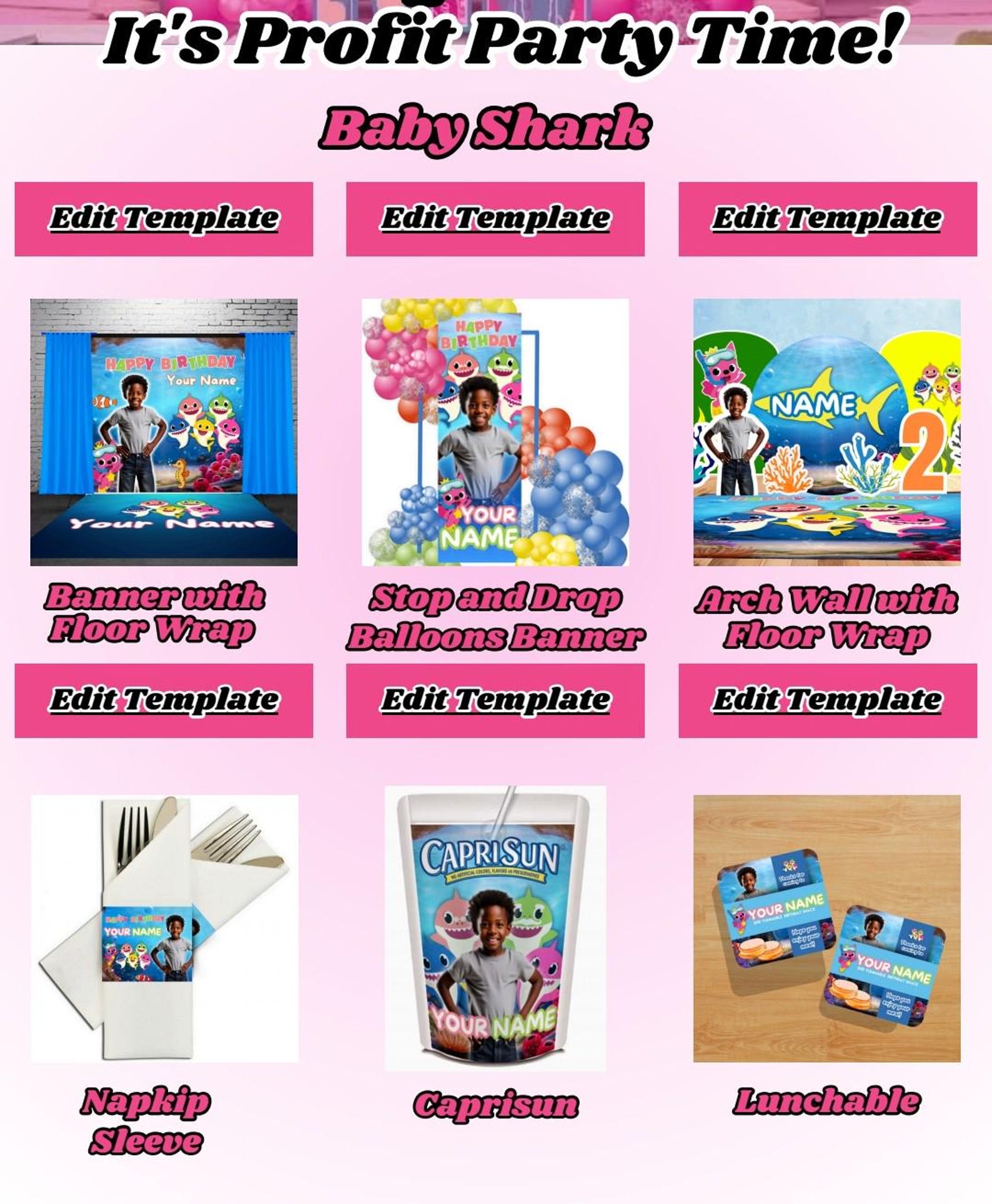 Ultimate Party Planner Bundle. OVER 300 TEMPLATES - Etsy