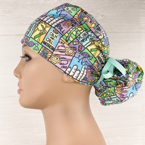 Anesthesia Scrub Cap - Etsy