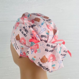 Womens Surgical Scrub Caps - Ponytail - Scrub Hat - Endoscopy Squad ...