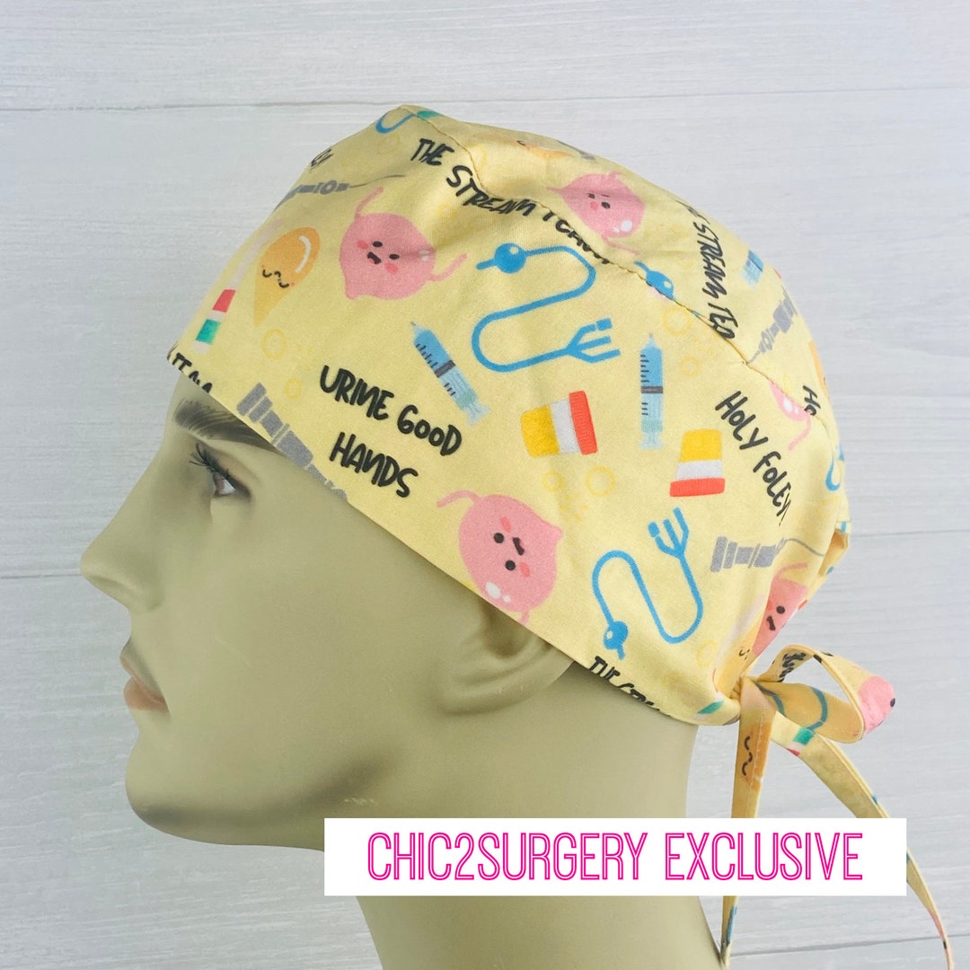 Men's Scrub Hat - Men's Scrub Cap - Men's Tieback Hat - the Stream Team ...