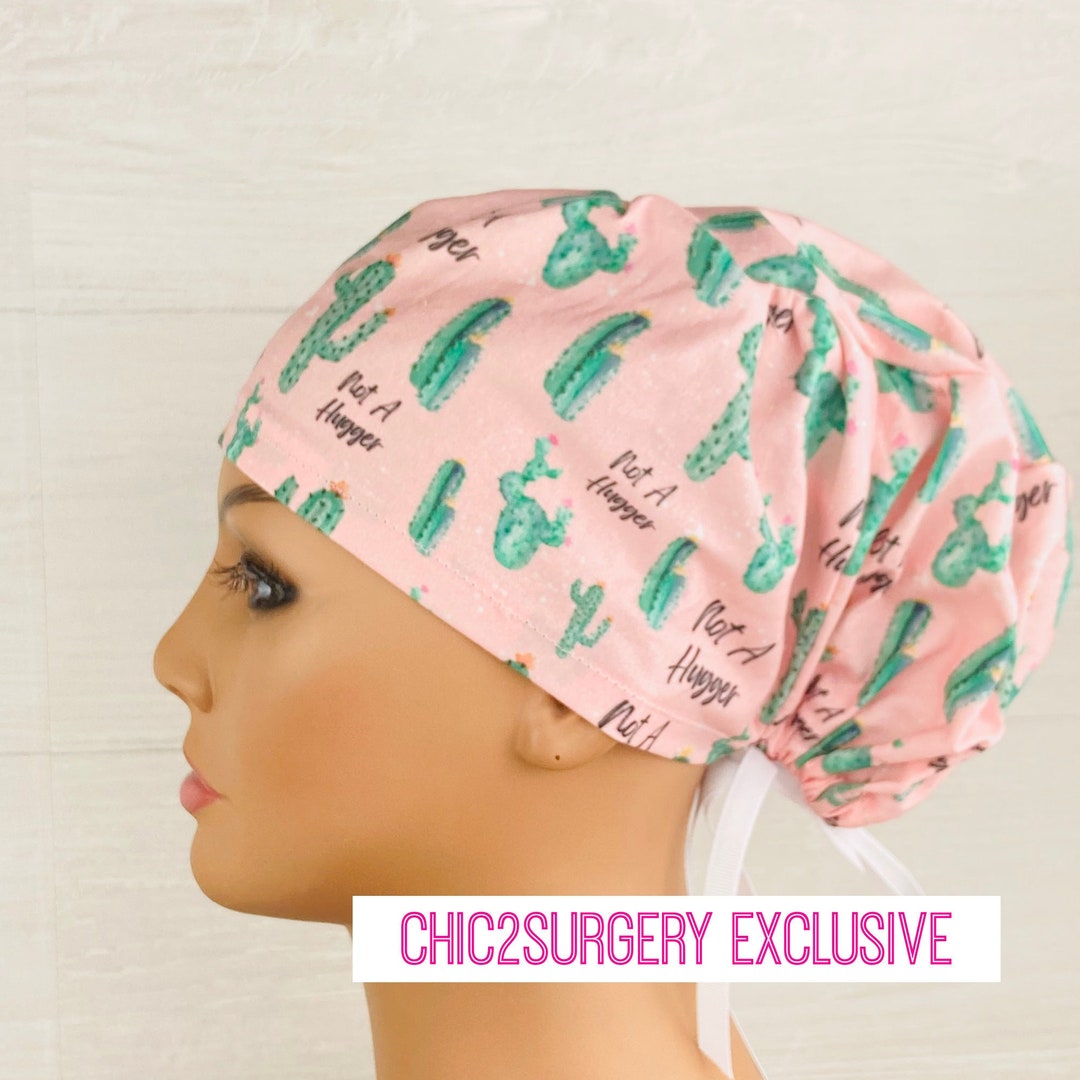 Scrub Hats for Women - Women's Tieback Hat - Scrub Caps - Not a Hugger ...