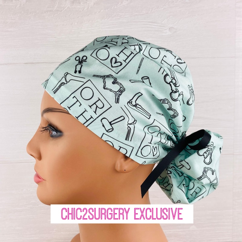 Silk Surgery Hat - Etsy