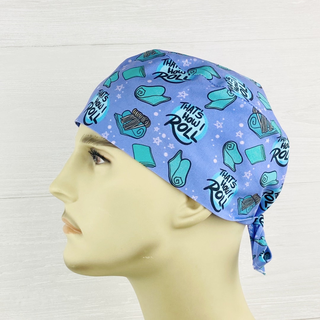 Men's Scrub Hat - Men's Scrub Cap - Men's Tieback Hat - That's How I ...