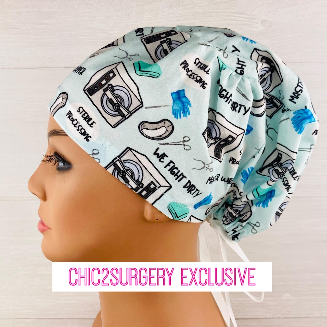 Scrub Hats for Women - Women's Tieback Hat - Scrub Caps - We Fight ...