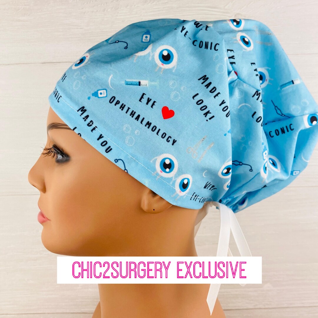 Scrub Hats for Women - Women's Tieback Hat - Scrub Caps - Made You Look ...